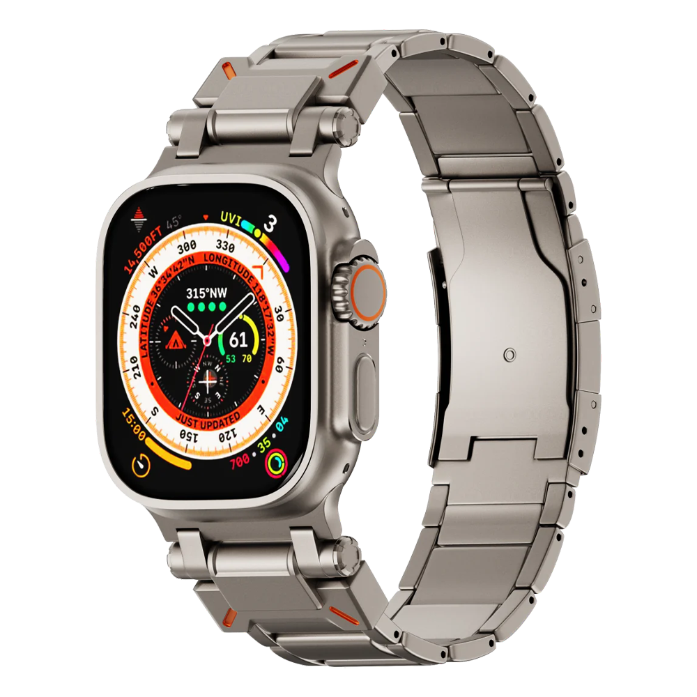 Best Apple Watch Ultra Mech Band - Rugged Apple Watch Strap - OTOFLY